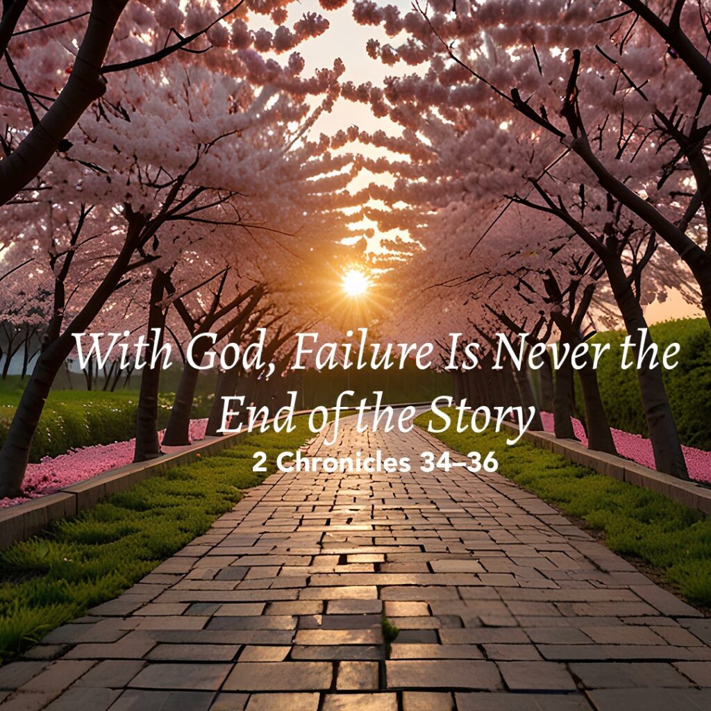 2 Chronicles 34-36: With God, Failure Is Never the End of the Story ...