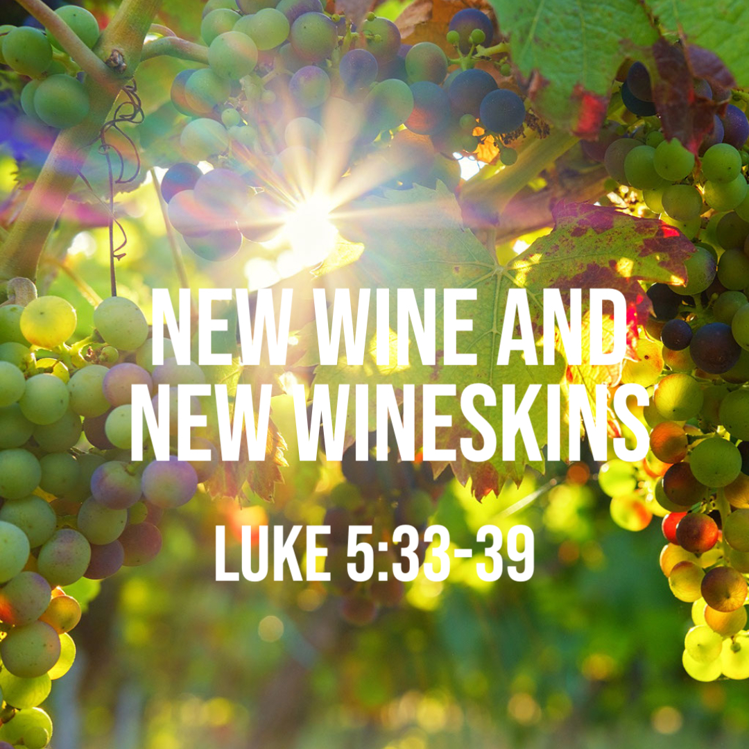 Luke 5 33 39 New Wine And New Wineskins God Centered Life
