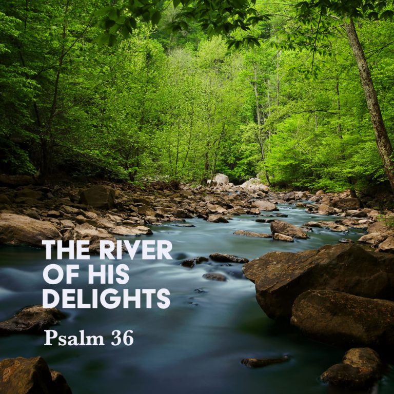 Psalm 36: The River of His Delights - God Centered Life