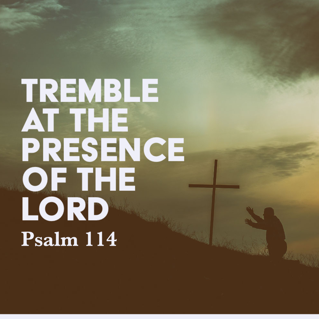 Psalm 114: Tremble at the Presence of the Lord - God Centered Life