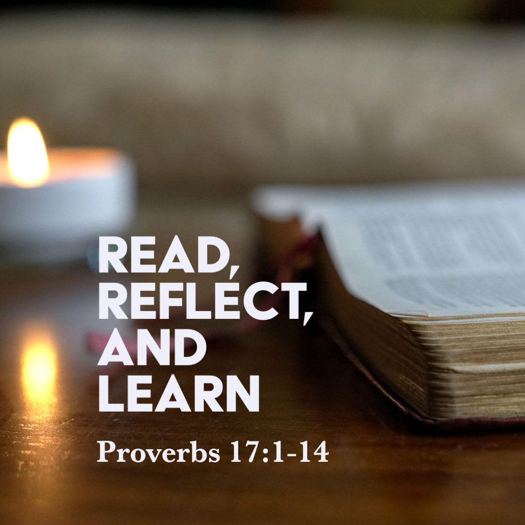 Proverbs 17:1-14: Read, Reflect, and Learn – God Centered Life